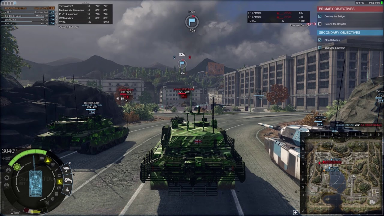 Armored Warfare - Tier 10 Challenger 2 ATDU MBT on Watchdog - YouTube