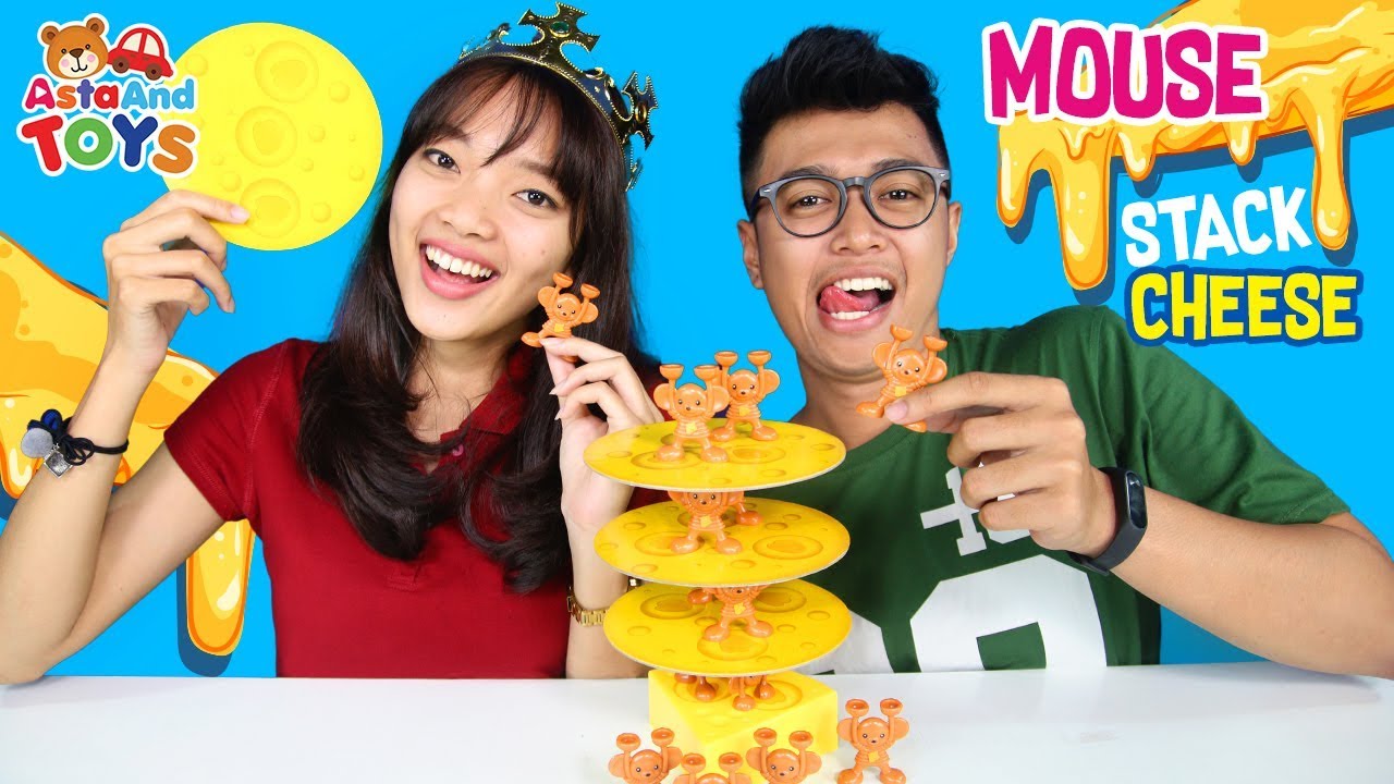 Mouse Stack Cheese Super Lucu!- Asta And Toys - YouTube