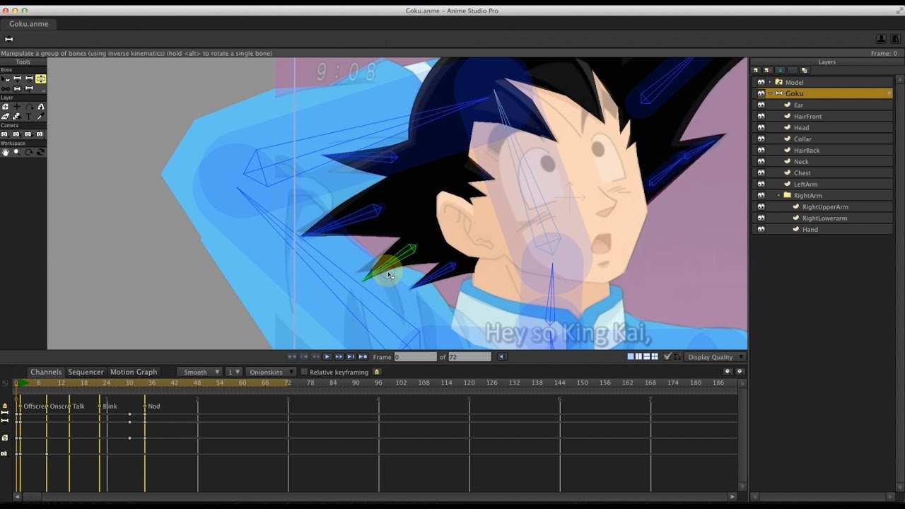 How to Create Anime - Goku Anime Studio/Moho Tutorial - Part 2 - YouTube