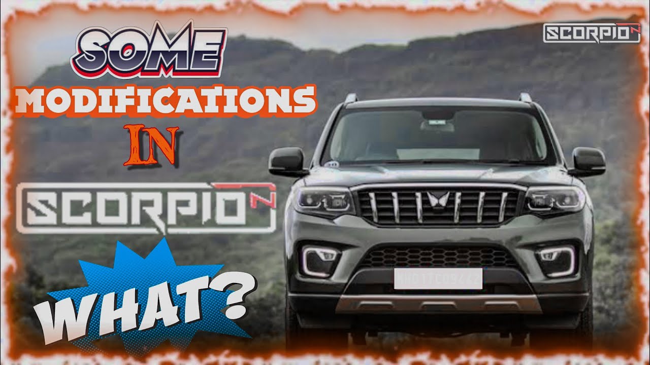 Scorpio N Z6 Modifications | Mahindra Genuine Fog Lights | Alloys | Top ...