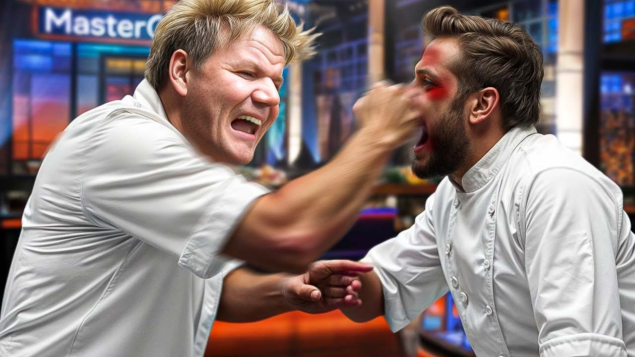 1 MIN AGO!! Chef Gets BEAT UP By Gordon Ramsay! (MasterChef) - YouTube