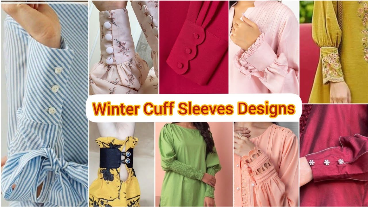 Simple Stylish Winter Cuff Sleeves Designs 2022،2023/Latest Sleeves ...