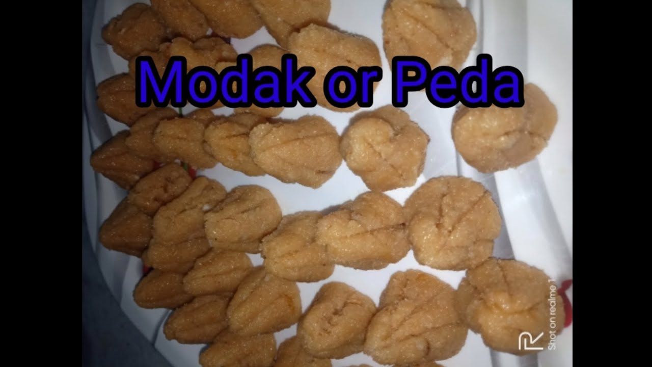 Modak and peda: Indian zaika by Neha Soni - YouTube