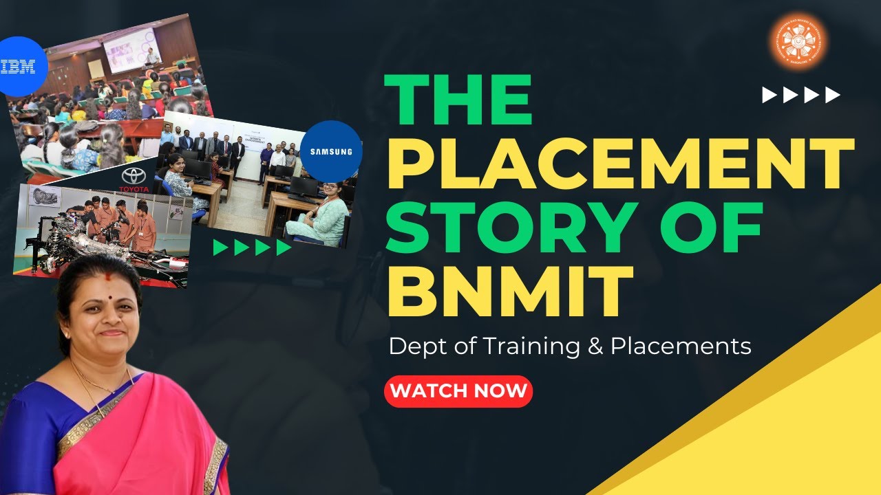 The Placement story of BNMIT | #placement #training #job #bnmit - YouTube