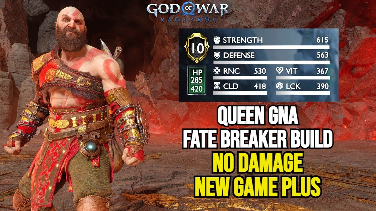 EPIC FATE BREAKER BUILD UNLEASHED! QUEEN GNA - NO DAMAGE - God Of War ...