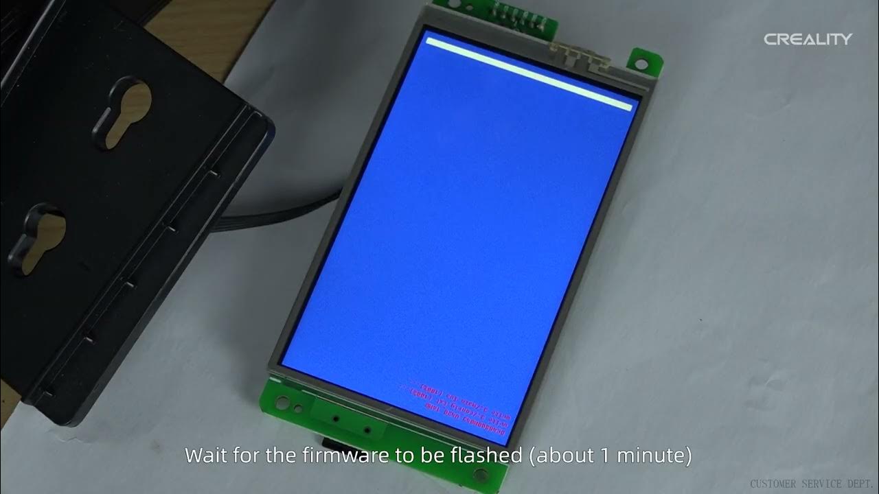 Service tutorial Ender - 3 S1 Plus flashing the firmware - YouTube