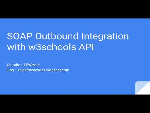 SOAP Outbound Integration from Salesforce to External Service using WSDL - YouTube