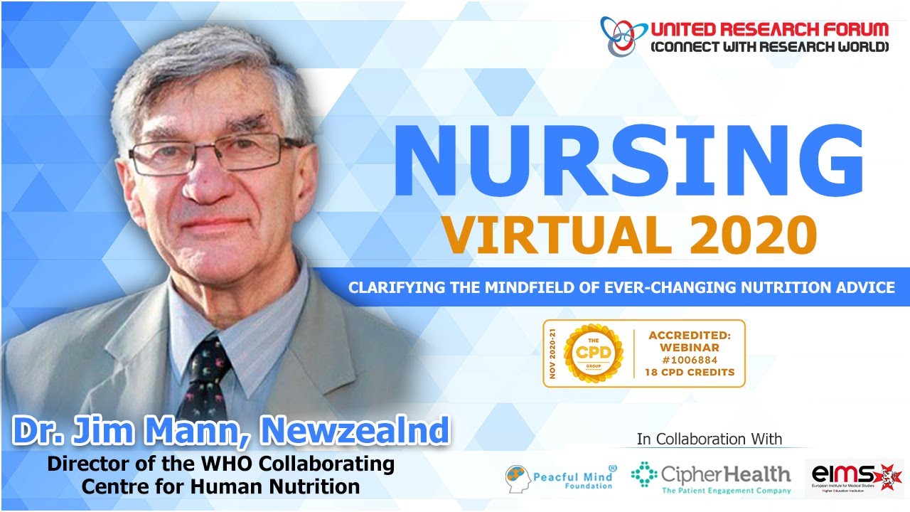 Dr. Jim Mann Talk on Clarifying the minefield of ever-changing ...