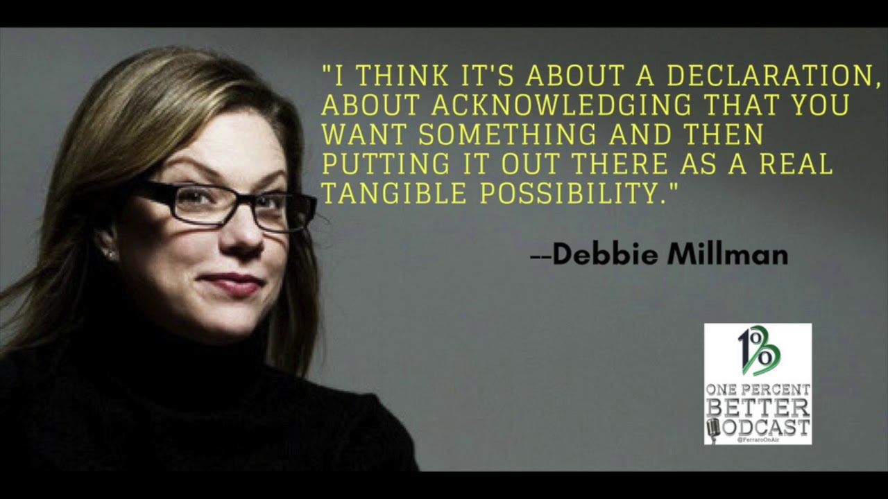 Debbie Millman Interview: One Percent Better - YouTube
