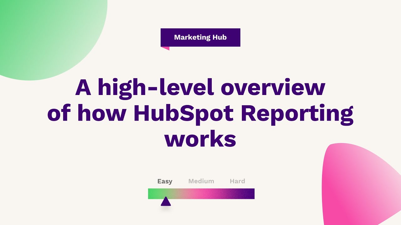 A high-level overview of how HubSpot Reporting works | HubSpot Help ...