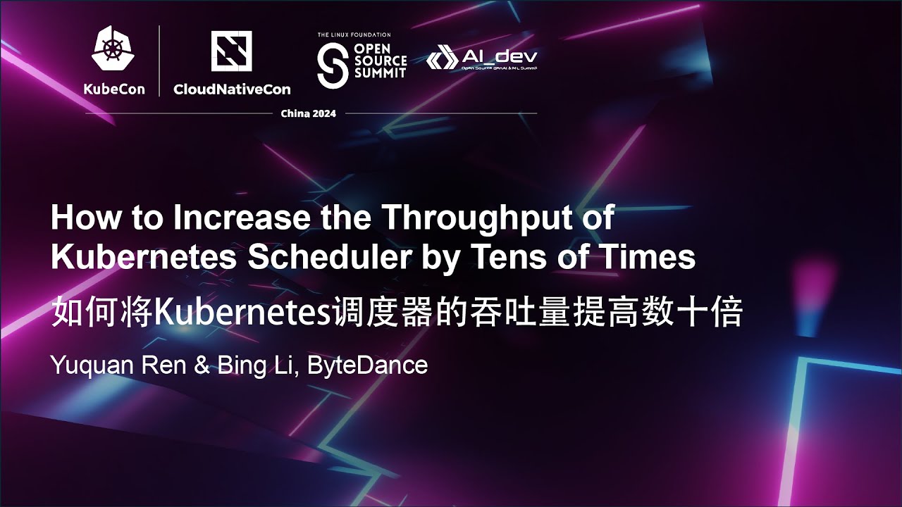 How to Increase the Throughput of Kubernetes Scheduler by Tens of Times ...