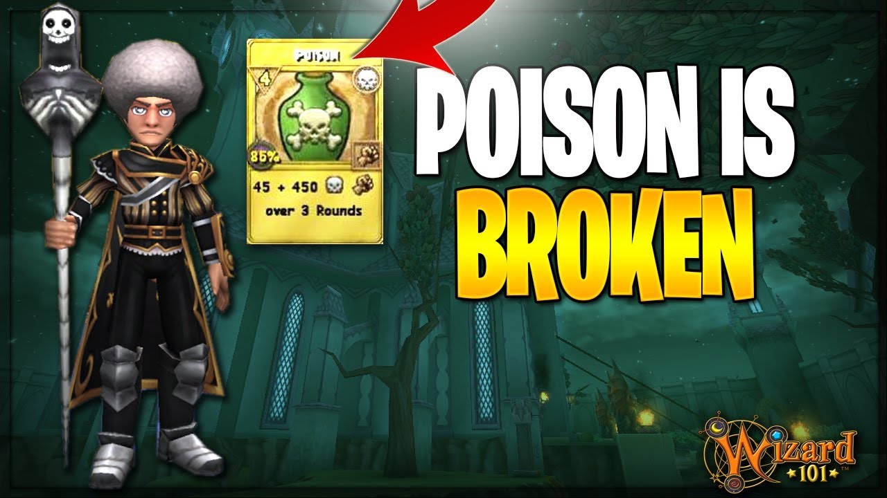 POISON IS SO BROKEN IN WIZARD101! (Death PvP) - YouTube
