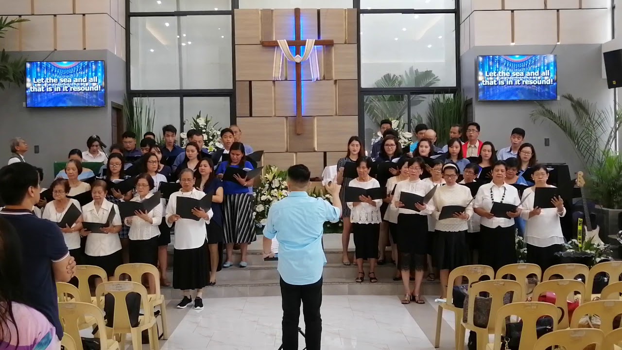 Sing to the Lord a new song - binan uccp joint choir intro - YouTube
