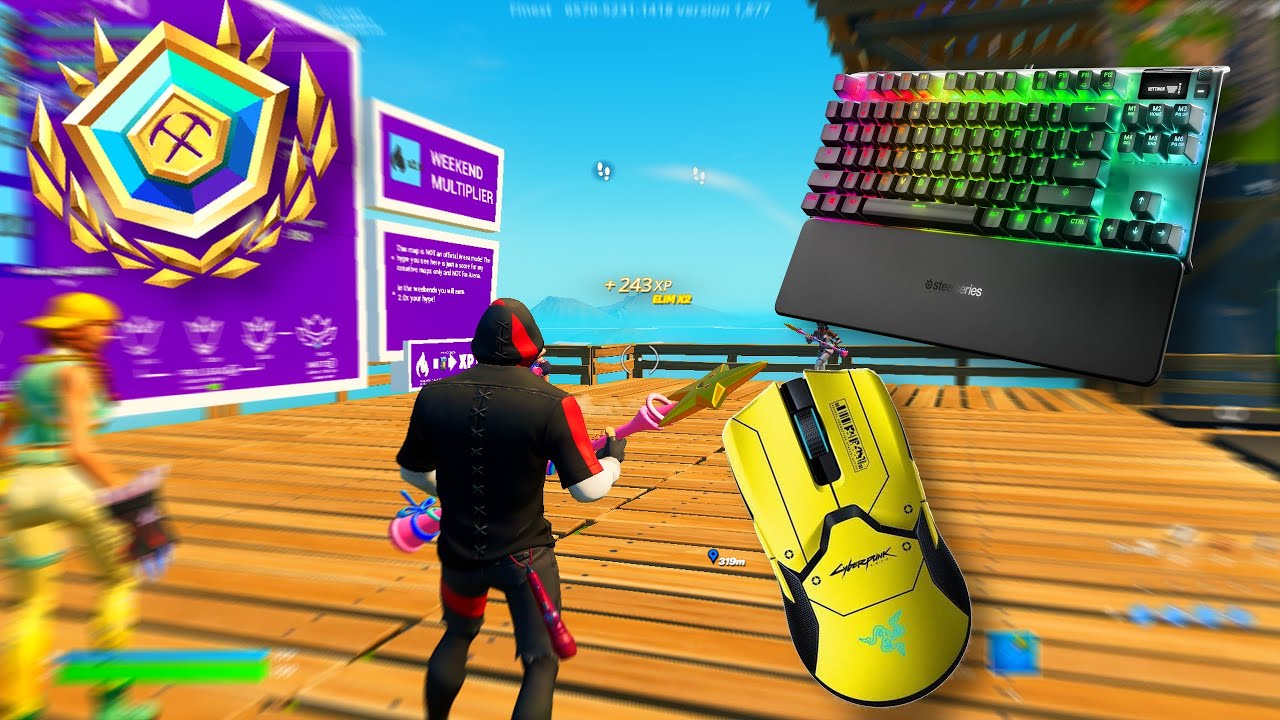 ⭐Satisfying Keyboard & Mouse ASMR🎧Realistic 2v2 Gameplay🤩| 240 FPS ...