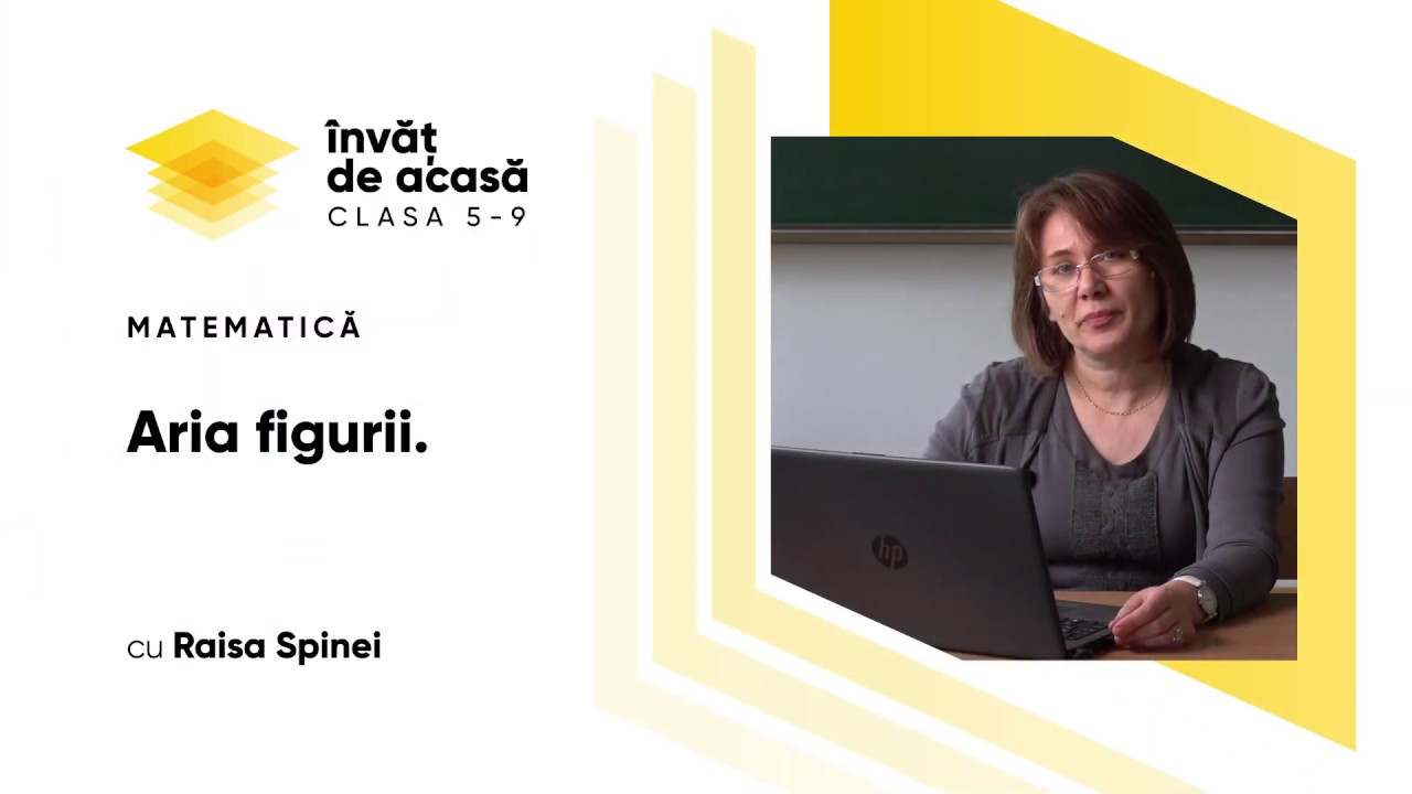 Matematică; cl. V-a, "Aria figurii" - YouTube