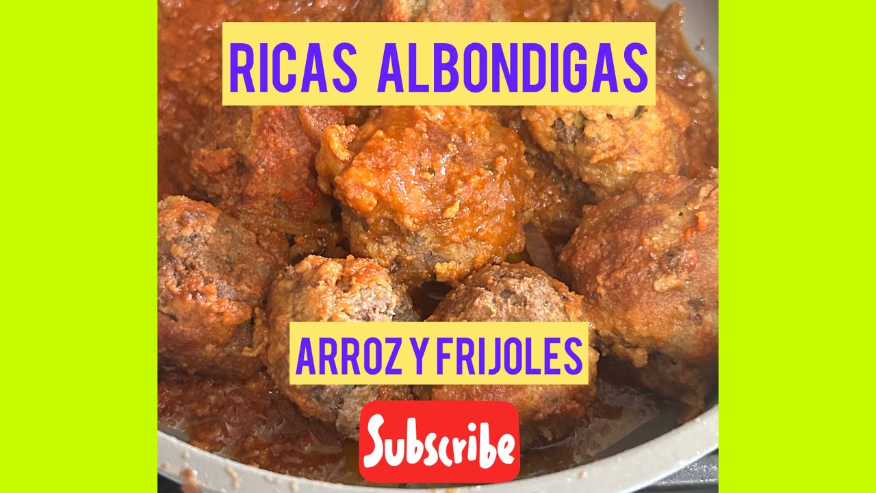 Albóndigas ricas - YouTube