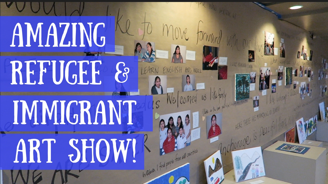 Amazing Refugee & Immigrant Art Show! - YouTube