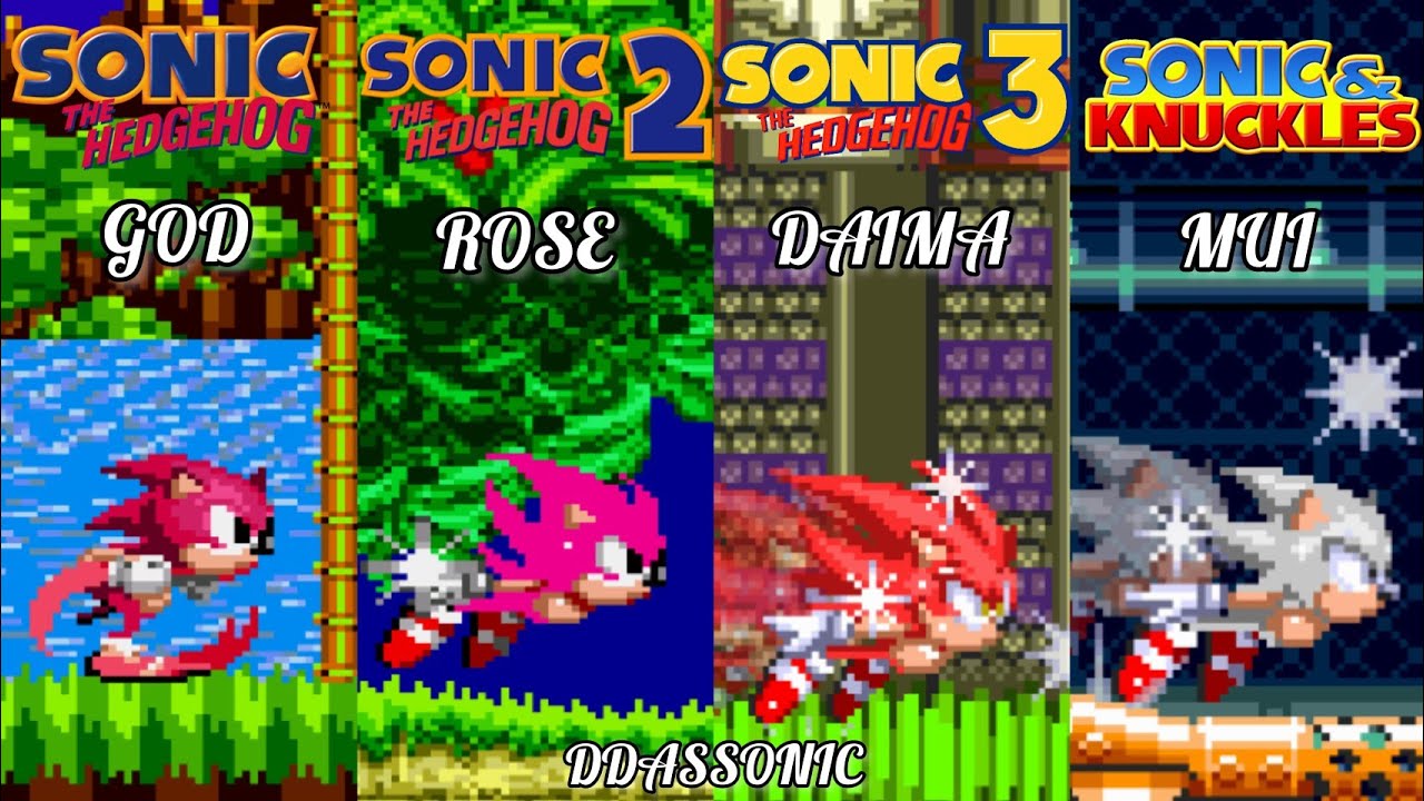 Evolution of Super Forms in Sonic Classic Trilogy Part ll - YouTube