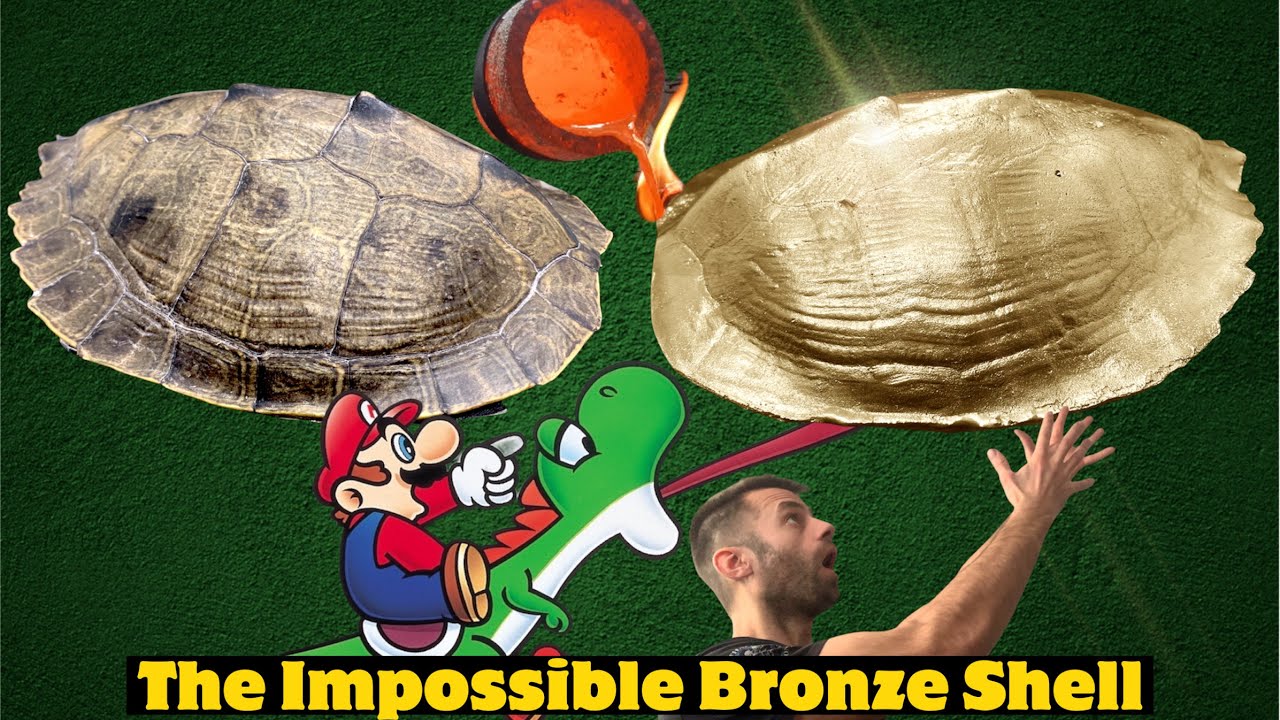 Casting a Bronze Turtle shell, Nearly Imposible! - YouTube