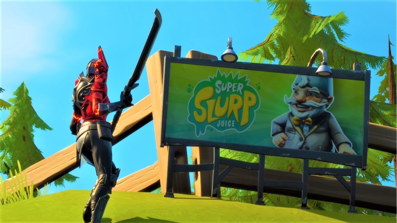 Fortnite Hidden Challenges - Super Slurp - YouTube