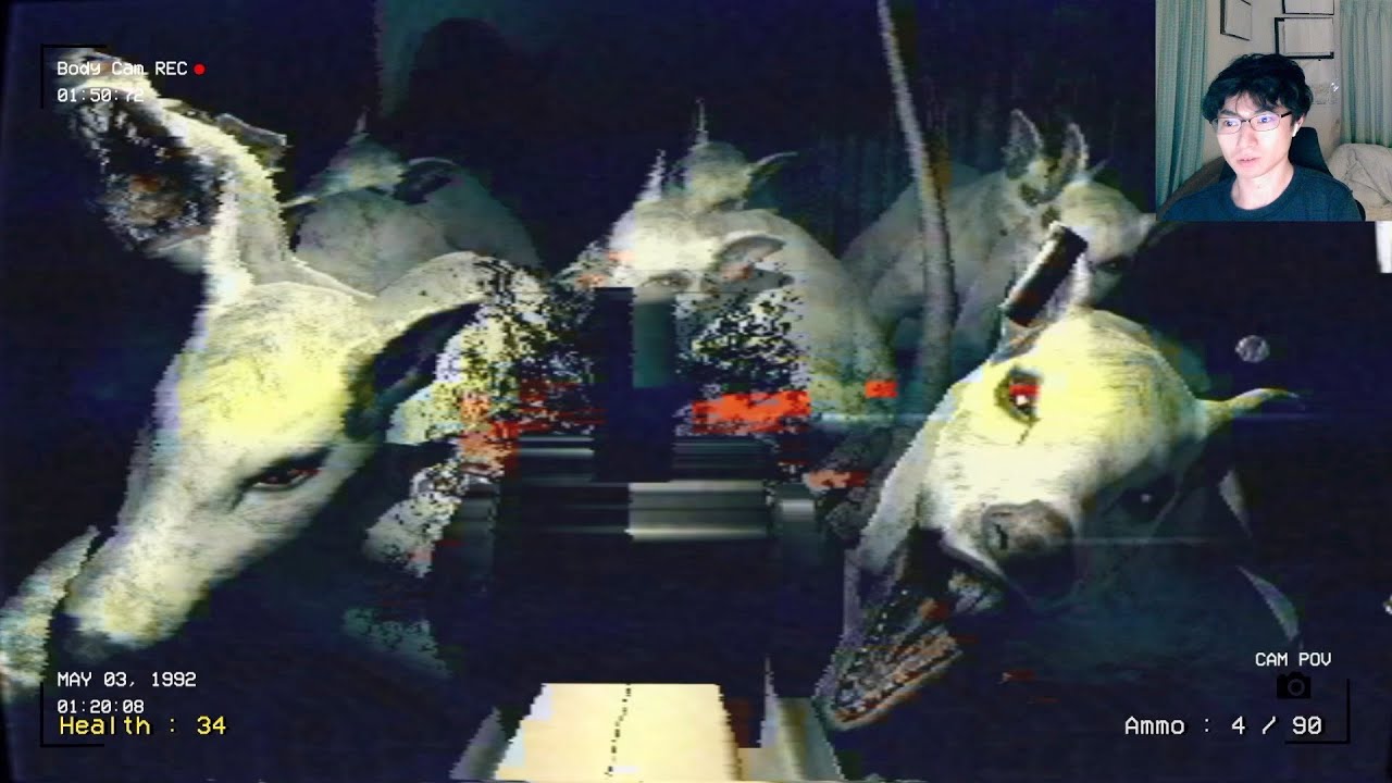 【RATMAN】This VHS style FPS was RIDICULOUSLY HARD...Indie Horror Game ...