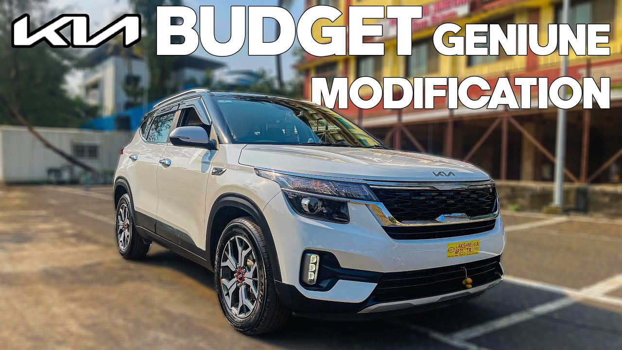 Kia SELTOS HTE Modified In a BUDGET💰 || Genuine Modifications || Worth ...