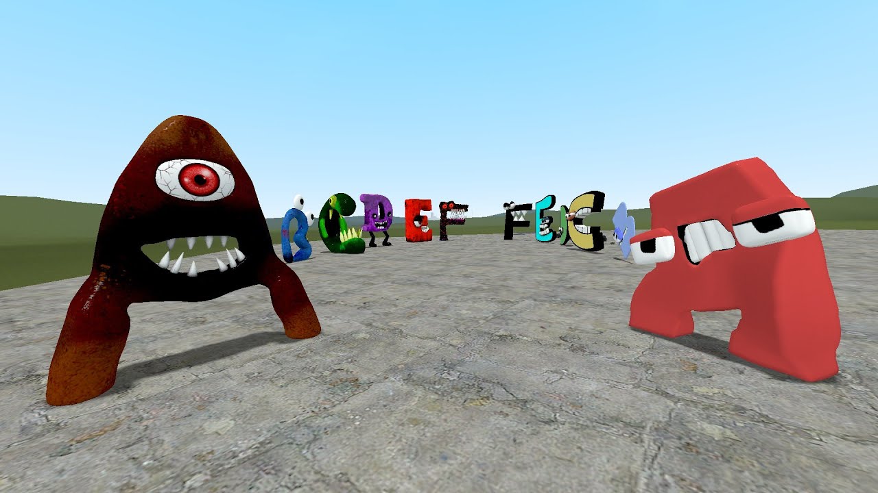 ALPHABET LORE CURSED VS ALPHABET LORE in Garry's Mod! - YouTube