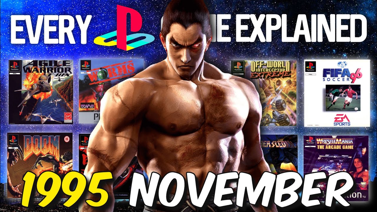 Every PlayStation Game Explained | 1995 November - YouTube
