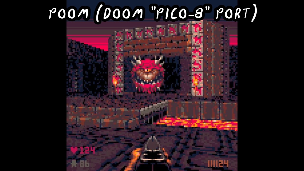 Conejo juega: Poom (Doom "Pico-8" port) - YouTube