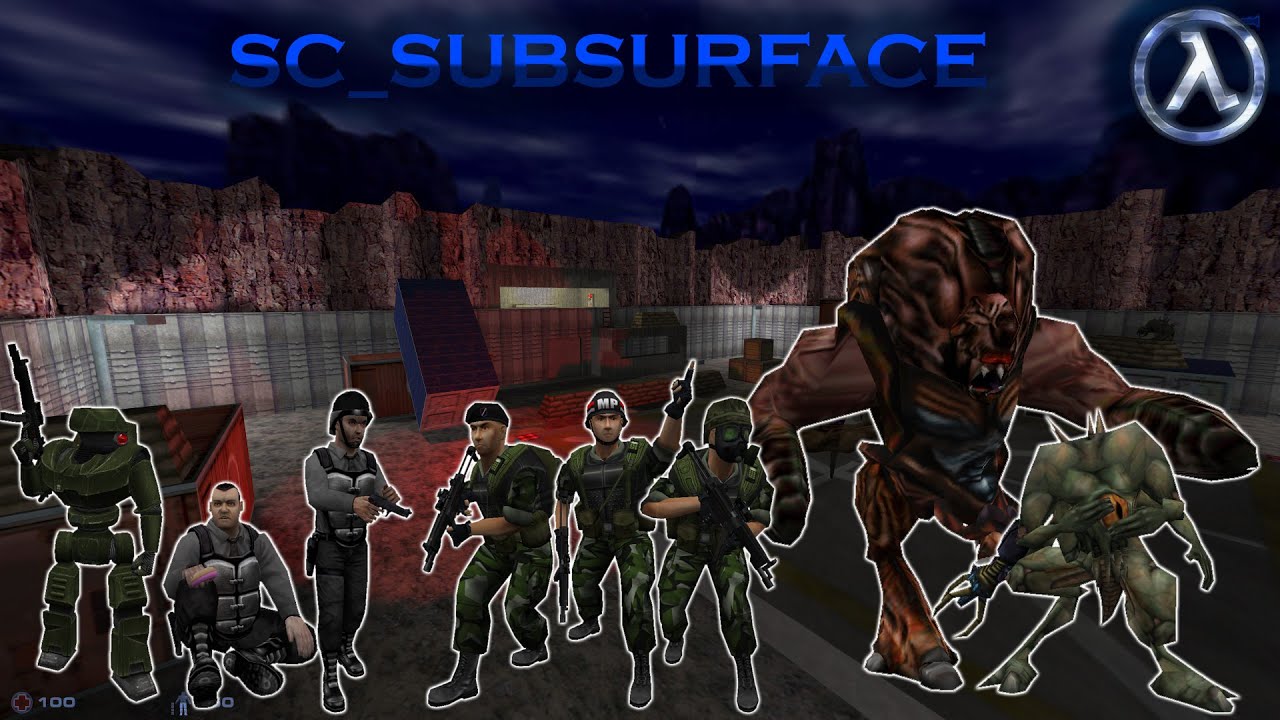 [Sven Co-op sc_subsurface (Solo)] Full Walkthrough - YouTube