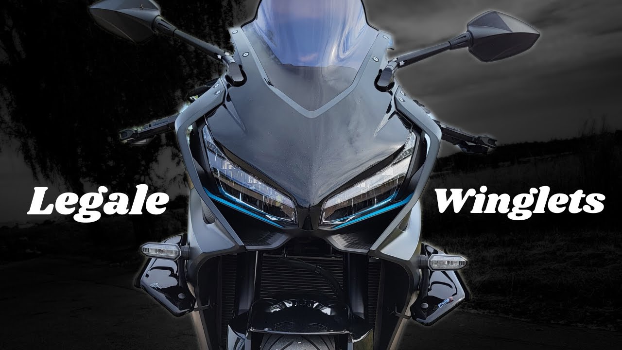 LEGALE Winglets | Honda CBR 650R - YouTube