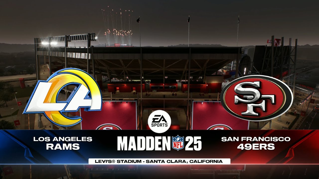 Madden 25 - Los Angeles Rams @ San Francisco 49ers - Week 15 Thursday ...