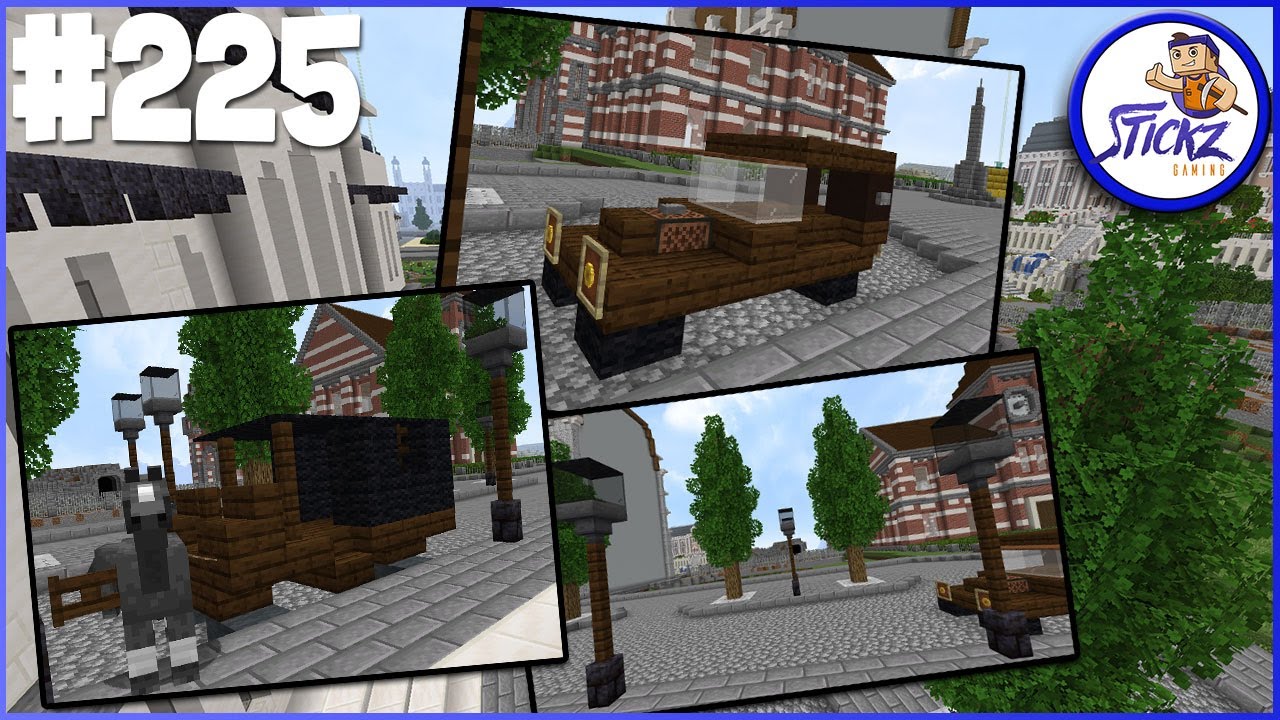 Minecraft - VICTORIAN CARS AND CARRIAGES - EP 225 (1.16) - Stickz Plays ...