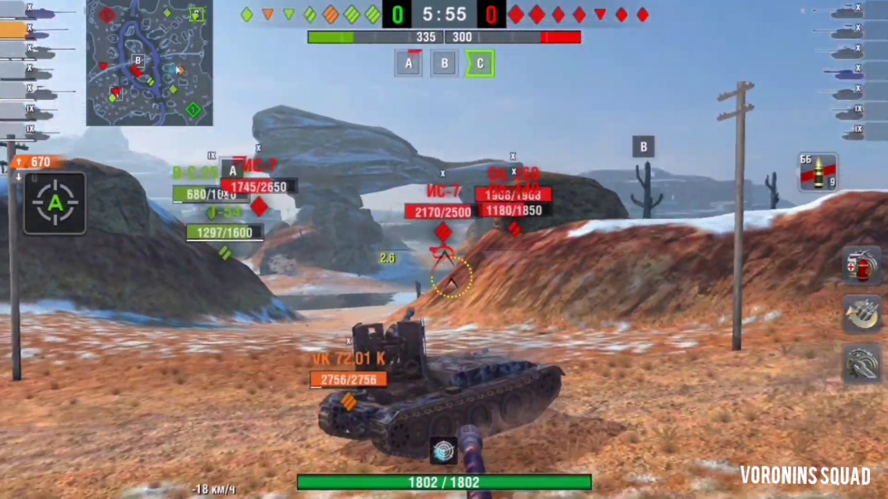 WoT BLITZ: Pro League of VORONINS clan - YouTube