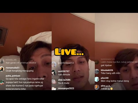 LIVE RIZKY BILLAR & LESTI KEJORA TENGAH MALAM DI HONGKONG🥰 SAMBIL PIJITIN BUNDA LESTI