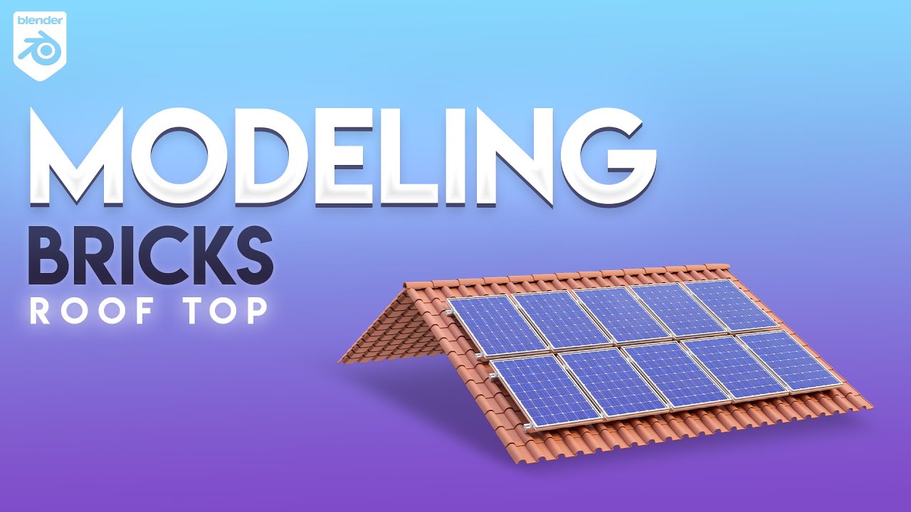 Learn modeling Bricks Roof top in blender | Deepak Graphics - YouTube