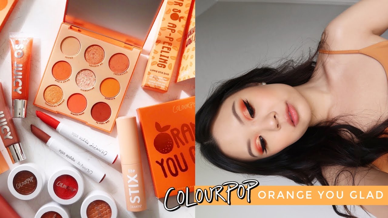 COLOURPOP ORANGE YOU GLAD ⋆ 3 Looks, Review + Comparisons! - YouTube