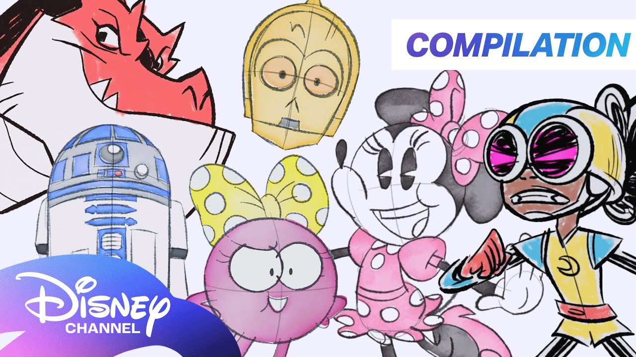 Disney Cartoons Come to Life Season 2! | Compilation | How Not To Draw ...