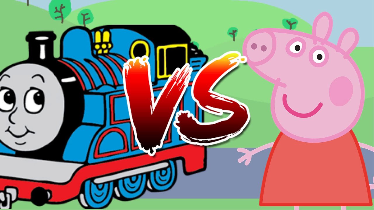 M.U.G.E.N. BATTLES | Thomas the Tank Engine vs Peppa Pig - YouTube