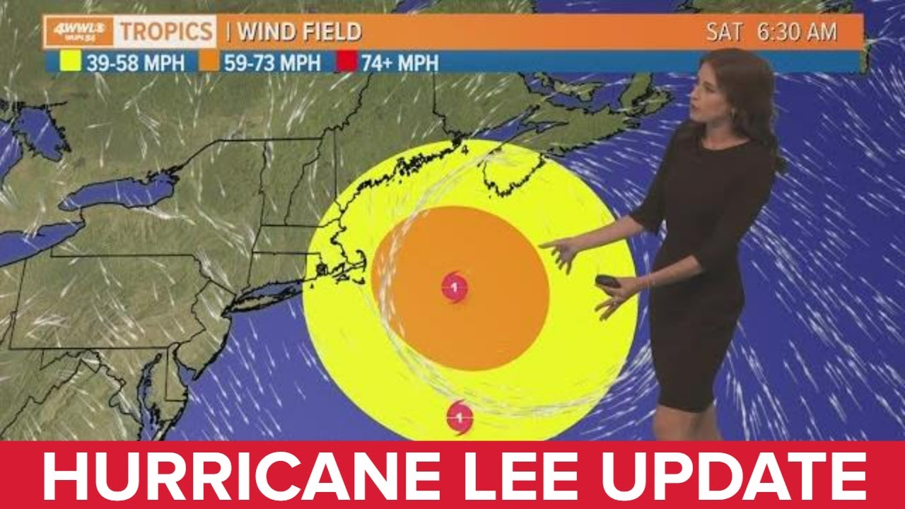 Wednesday noon Hurricane Lee Update: U.S.-Canadian east coast border in ...
