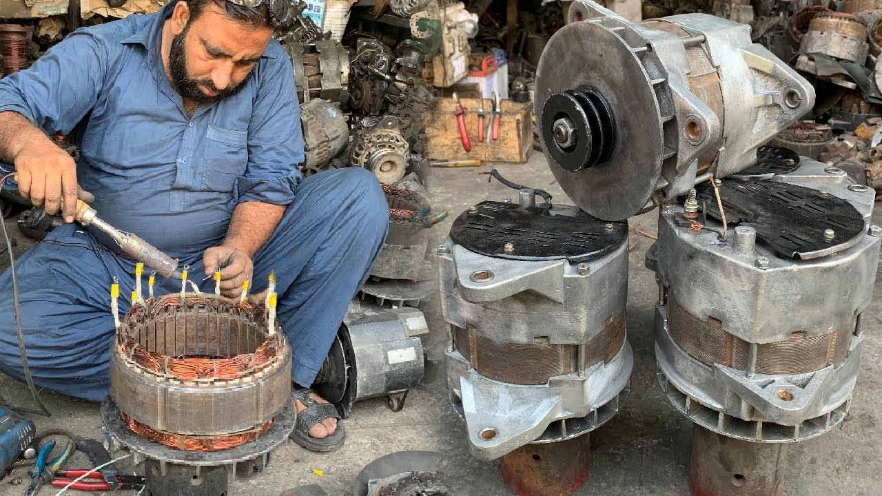 How does an ALTERNATOR work ? How to TEST each COMPONENT with a ...