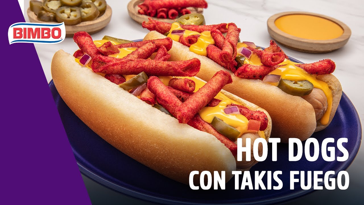 Hot dogs con Takis fuego - Resuelve con Bimbo - YouTube
