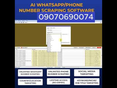 SOCIAL PHONE NUMBER SCRAPING SOFTWARE - YouTube