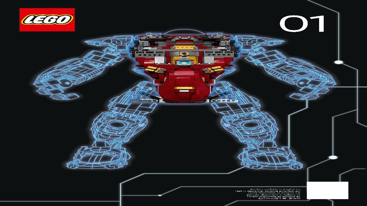 LEGO instructions - Super Heroes - 76210 - Hulkbuster (Book 1) - YouTube