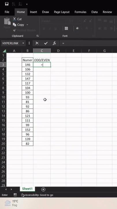 even and odd number 😎 #excel #exceltips #exceltricks #excelshorts #excelformula # ...
