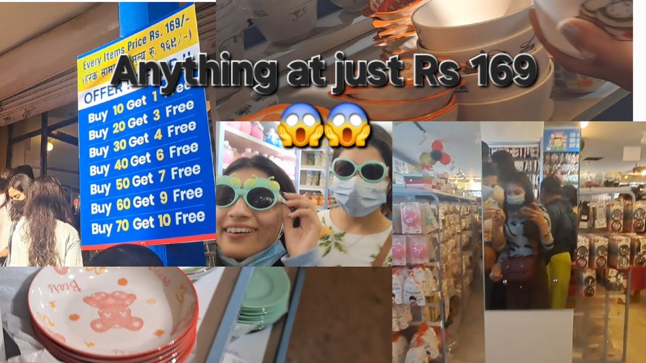 169 shop, Baneshwor ️ || Get anything at just Rs 169 🤯 || Prince Mart ||Viral 169 shop in ...