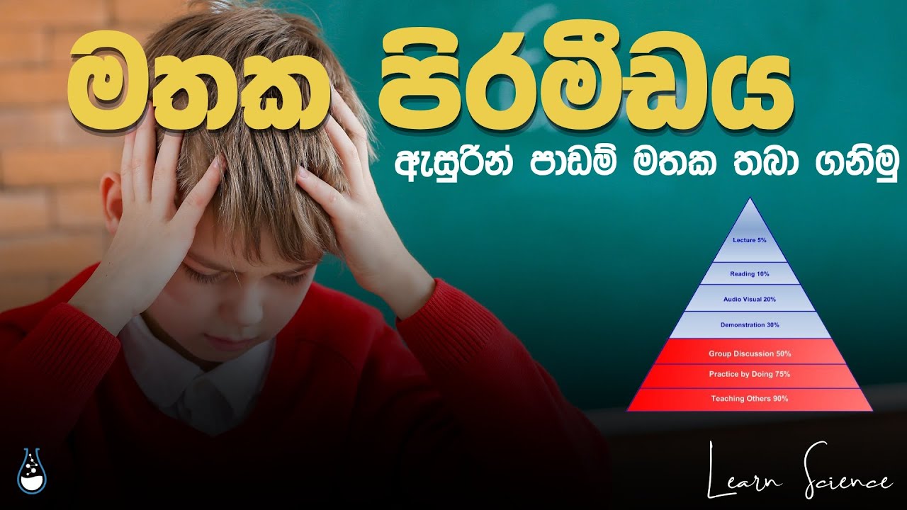 මතක පිරමීඩය - The Learning Pyramid | Sinhala |Learn Science - YouTube