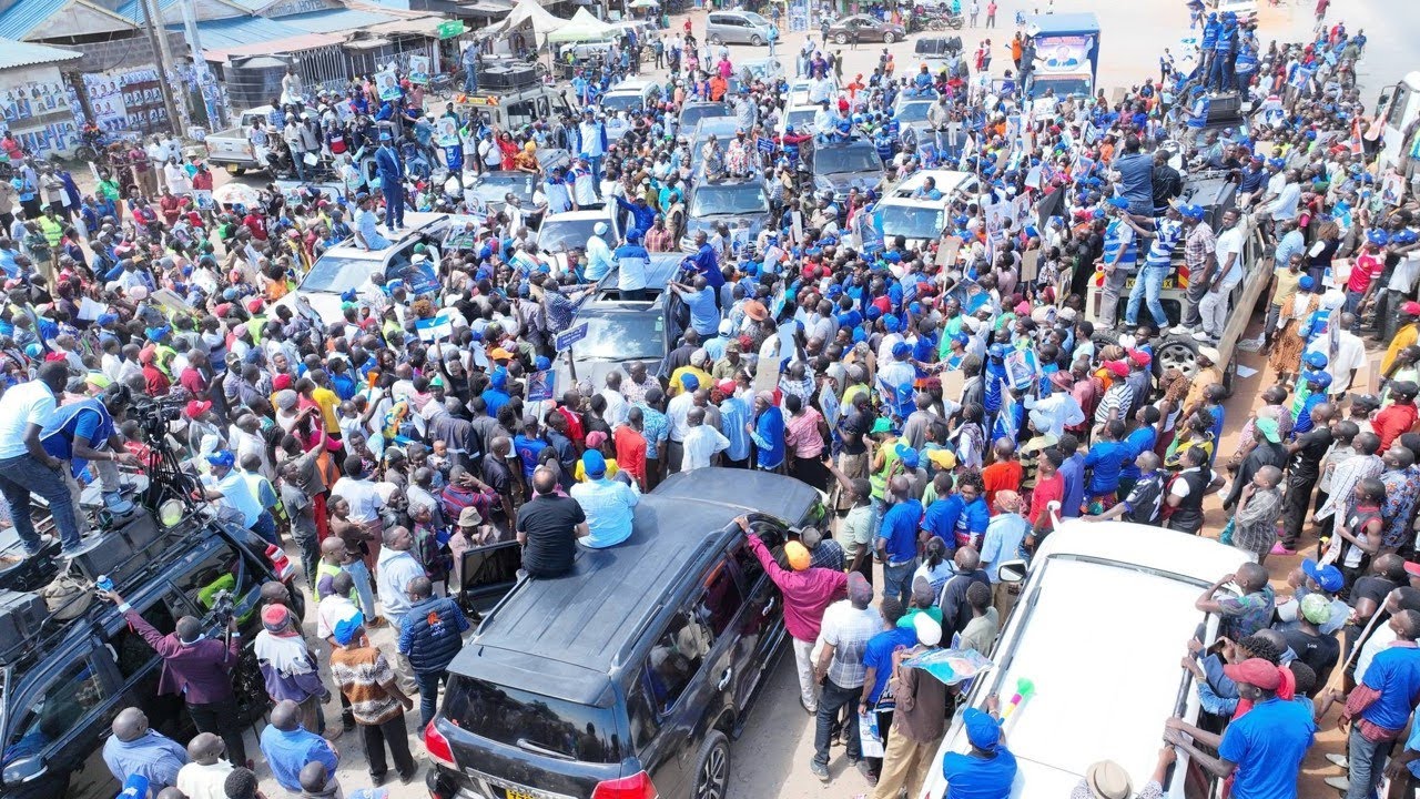Raila, Karua and Kalonzo address massive rally in Kibwezi, Makueni ...