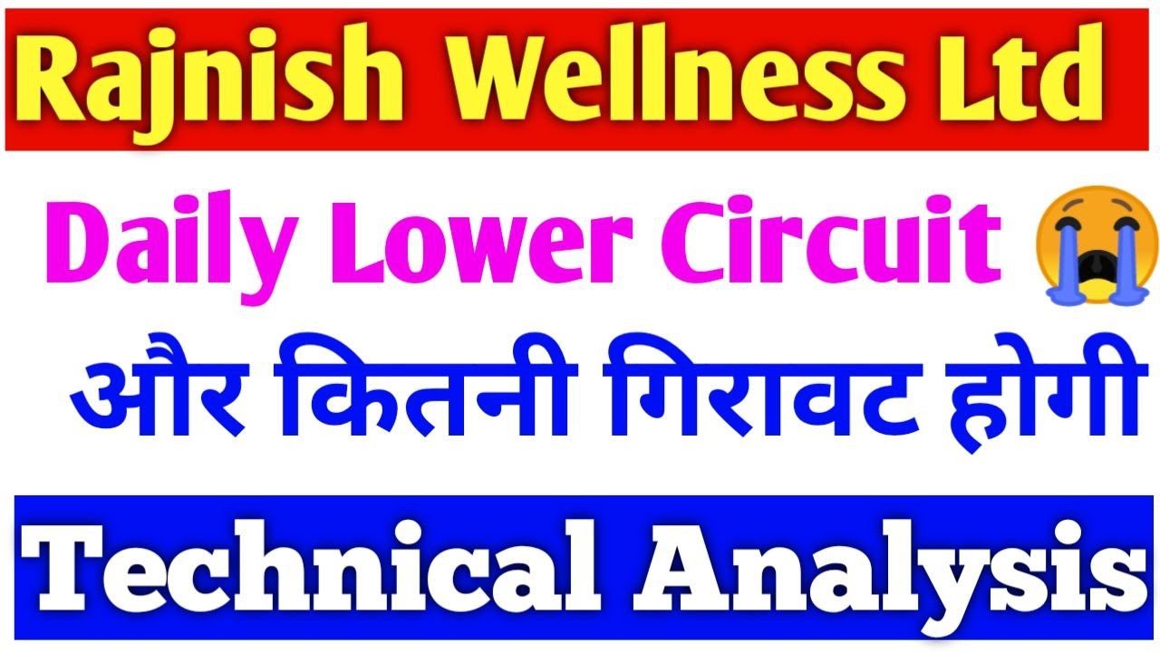 Rajnish Wellness Share ! Daily Lower Circuit ! Technical Analysis ! rajnish wellness share news ...