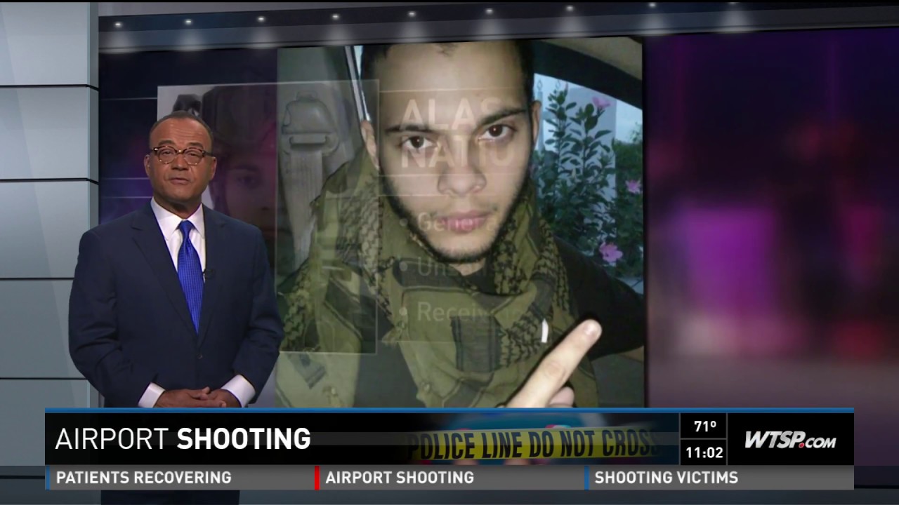 Ft. Lauderdale Airport Shooting CBS TAMPA WTSP 10 NEWS 11pm - YouTube